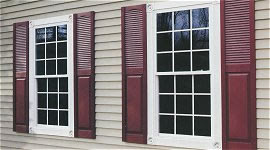 WOODEN SHUTTERS / WOOD SHUTTERS / HOUSE SHUTTERS: EXTERIOR VINYL ...